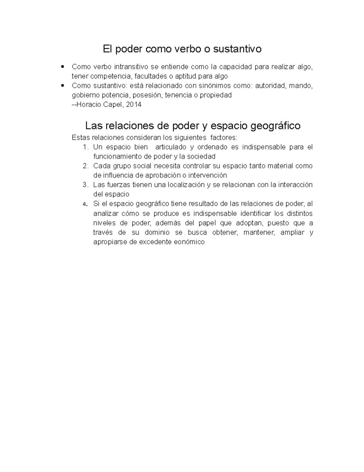 El poder como verbo o sustantivo - Un espacio bien articulado y ...