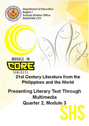 21st Century Literature Module Review 1 4 - 21st Century Literature ...