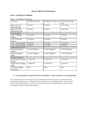 Lab 3 Enzyme Reaction Kinetics Lactate Dehydrogenase - BIOC 2580 - Studocu