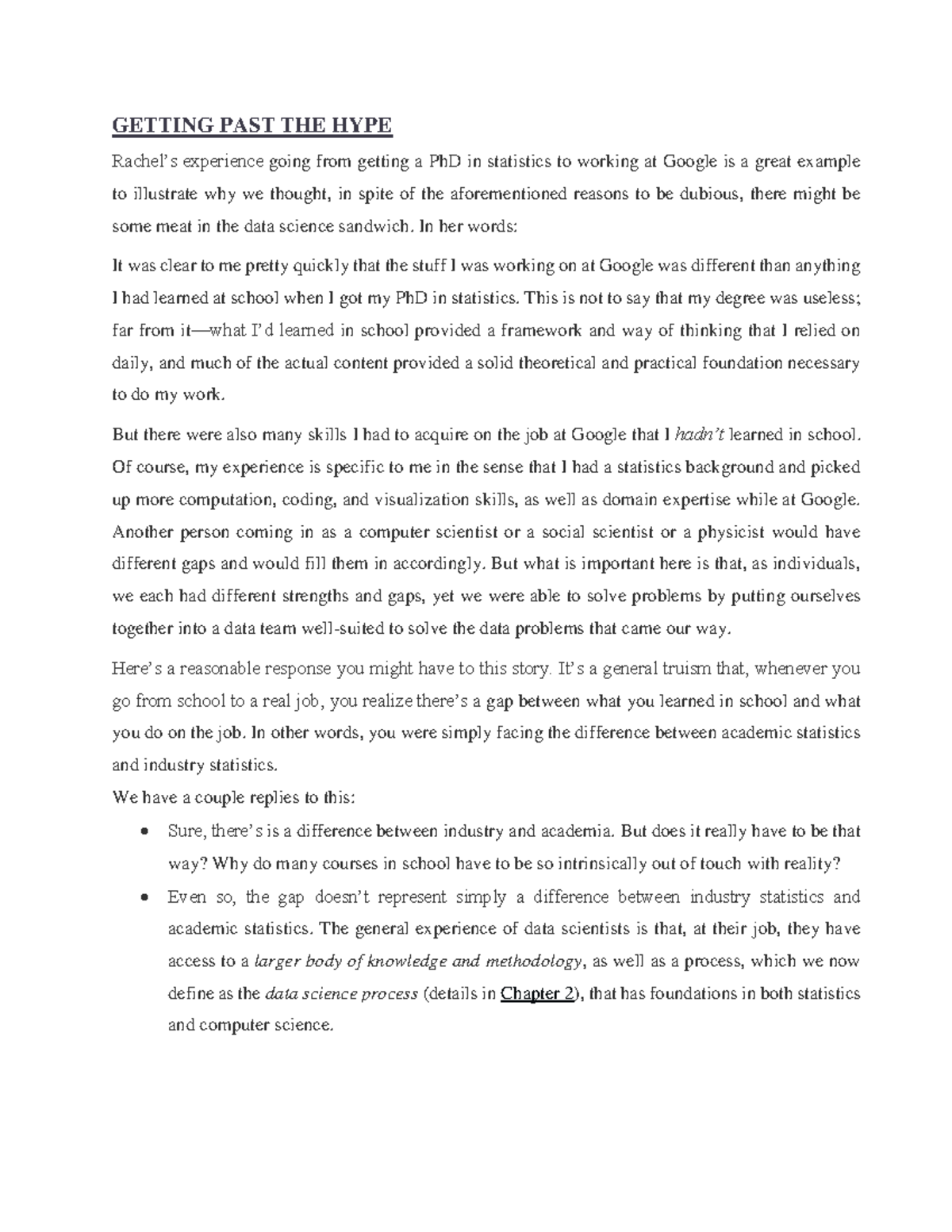 IDS Unit-1 - It is for R24 CSE AI&DS barch - GETTING PAST THE HYPE ...