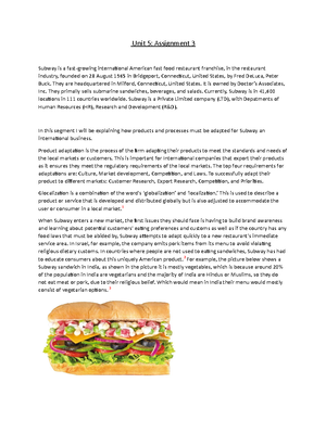 Unit 5 Assignment 1 - Part 1 Checklist (Learning Aim A) - Studocu