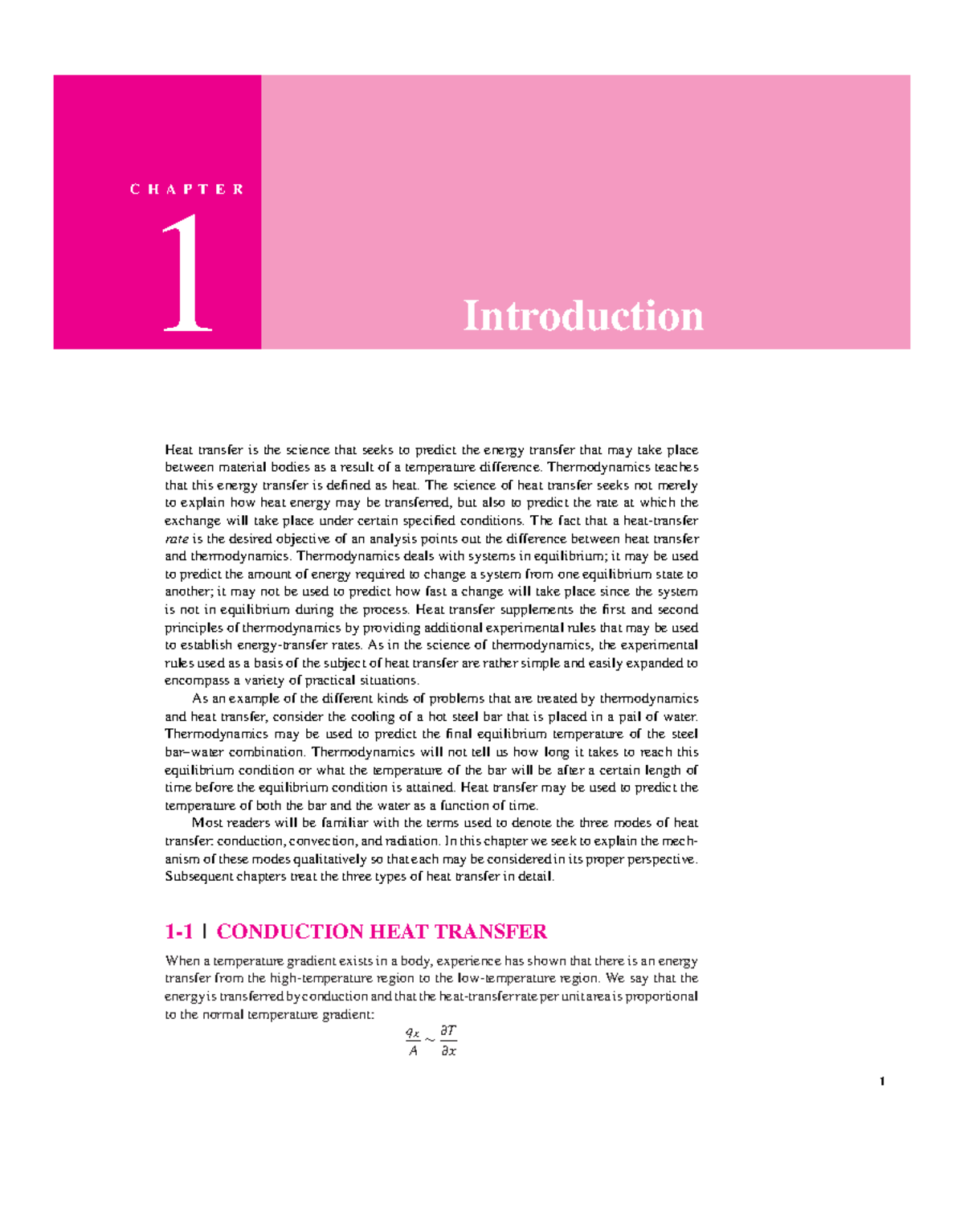 Ch 01 Introduction Heat Transfer Materials CHAPTER 1 Introduction ch-01-introduction-heat-transfer-materials-chapter-1-introduction