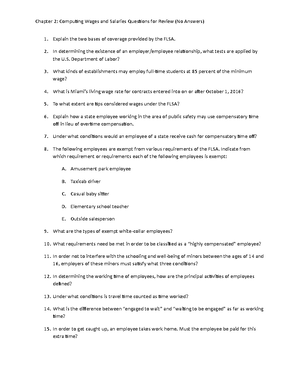 Chapter 1 matching quiz (no answers) - Chapter 1: The Need for Payroll ...