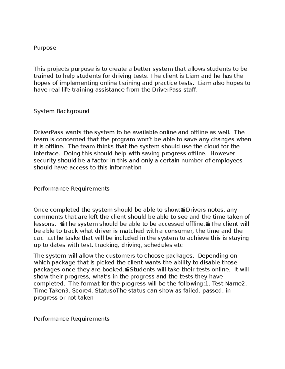 CS 255 Buisness Requiremtns DOCU - CS255 - SNHU - Studocu