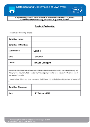 SDT Spring Exam 2023 QP Final - Software Development Techniques 15 th March 2023 Time-Controlled ...