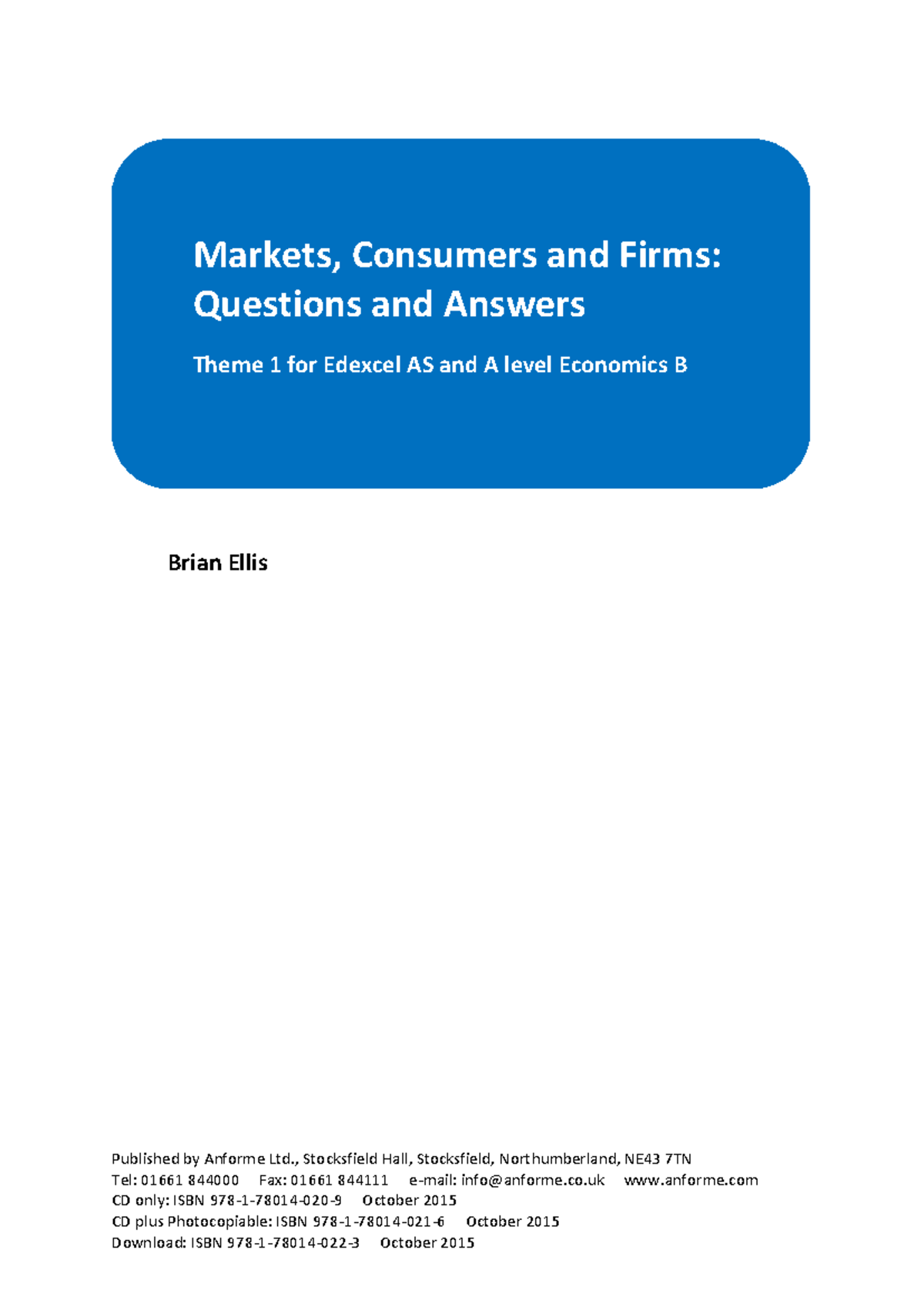 1.1,1.2,1.3 WS Answers - Published by Anforme Ltd., Stocksfield Hall ...