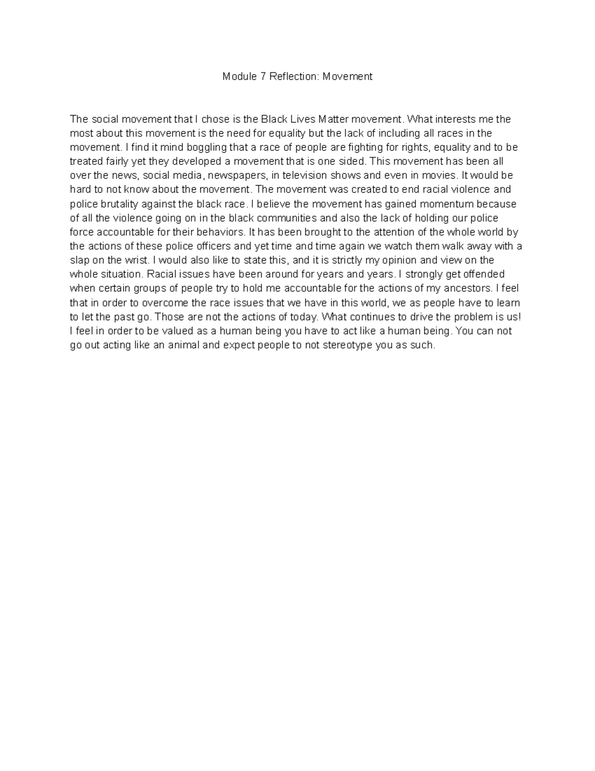 Module 7 Reflection - assignment - SCS100 - SNHU - Studocu