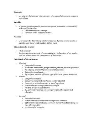 Poli notes - POLI NOTES TYPES OF QUESTIONS AND CLAIMS Descriptive ...