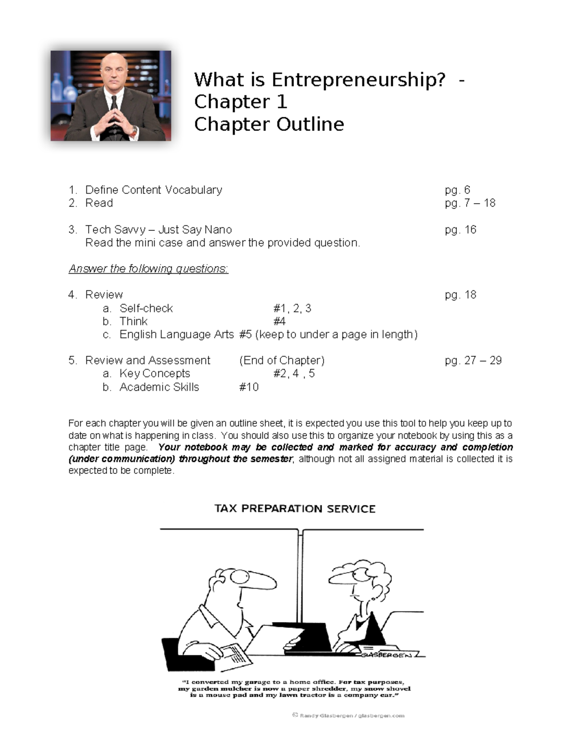 Ch 1-1 outline (1) - what is entrepreneurship - What is ...