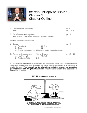 Part 1 Worksheet - Entrepreneurship - Culminating Task – Part 1 ...