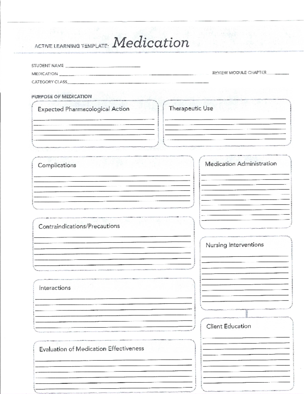 ATI medication template - NUR208 - Studocu