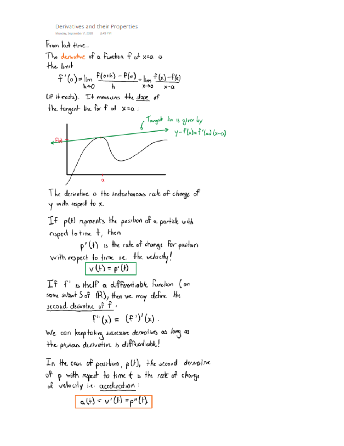 Math275Basic Diff Laws - MATH 275 - Studocu