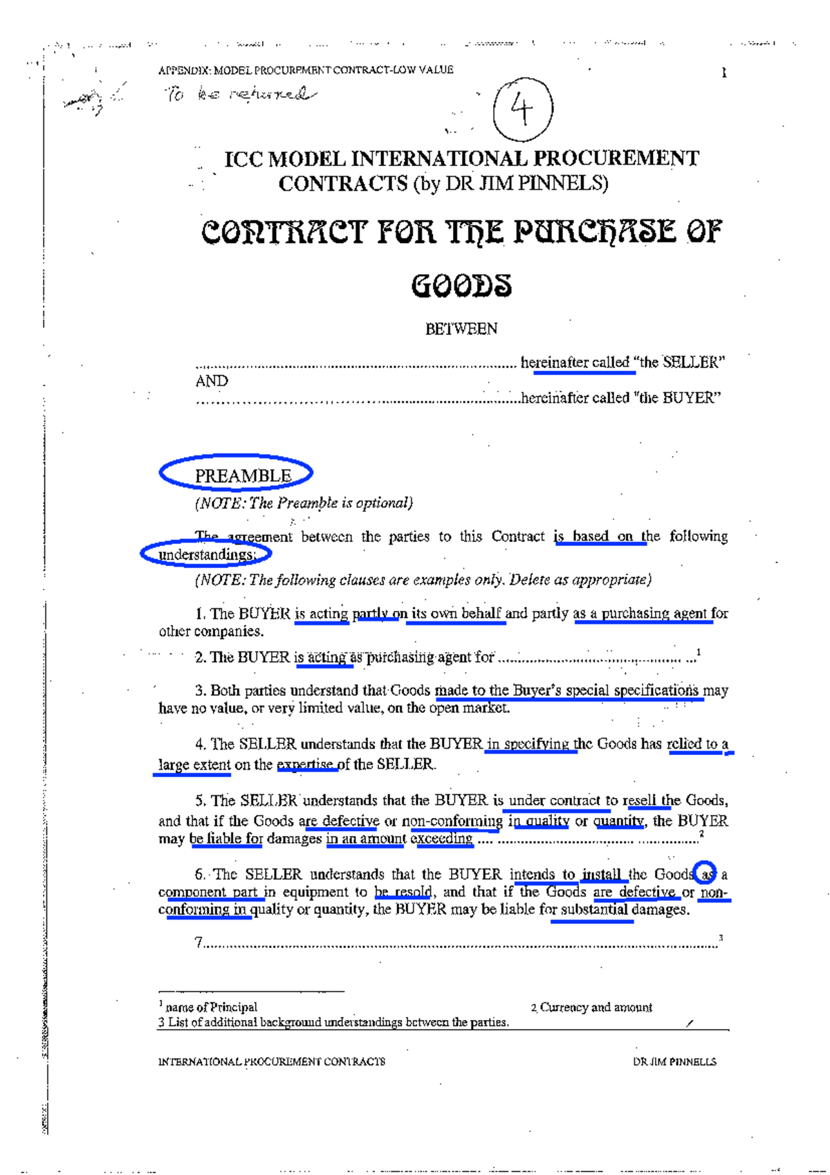 ICC contract - Business Communication - Studocu