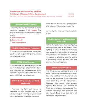 THE Child AND Adolescent Learners AND Learning Principles - THE CHILD ...