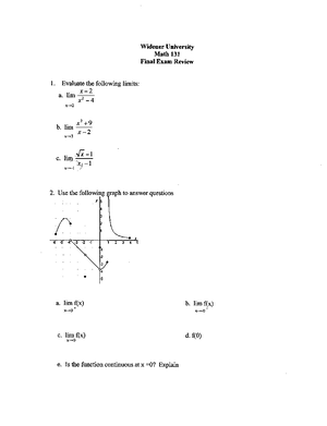 08 - Series Tests - MATH 133 LECTURE NOTES AND EXAMPLES - Math 133 ...