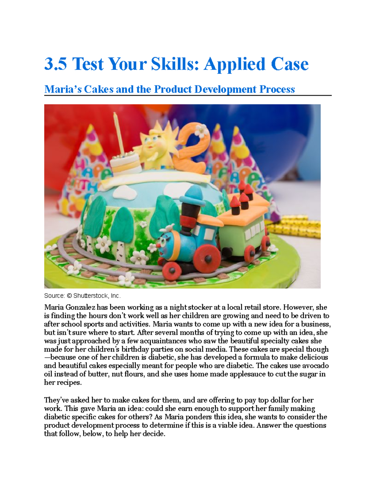 3.5 Test Your Skills-Applied Case - 3 Test Your Skills: Applied Case ...