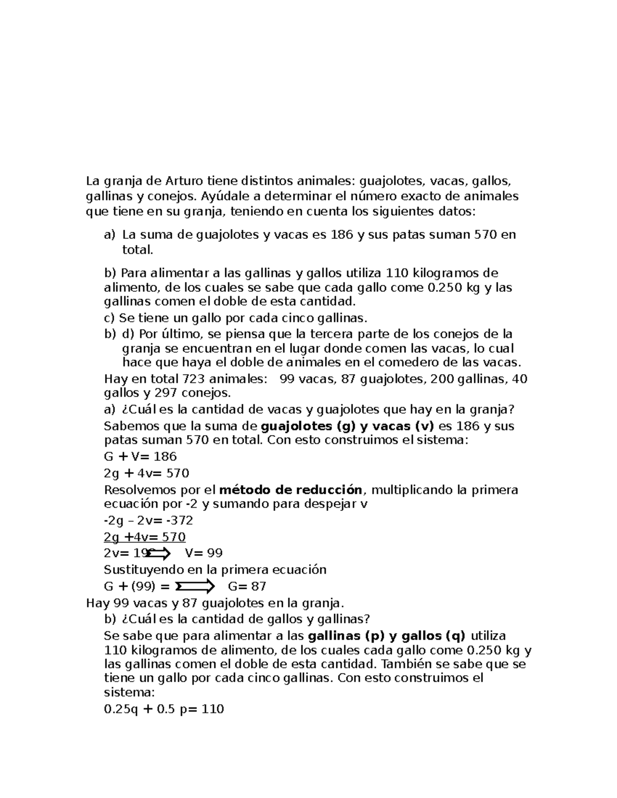 Materias Matemáticas Ecuaciones Y Más Prepa La Granja De Arturo