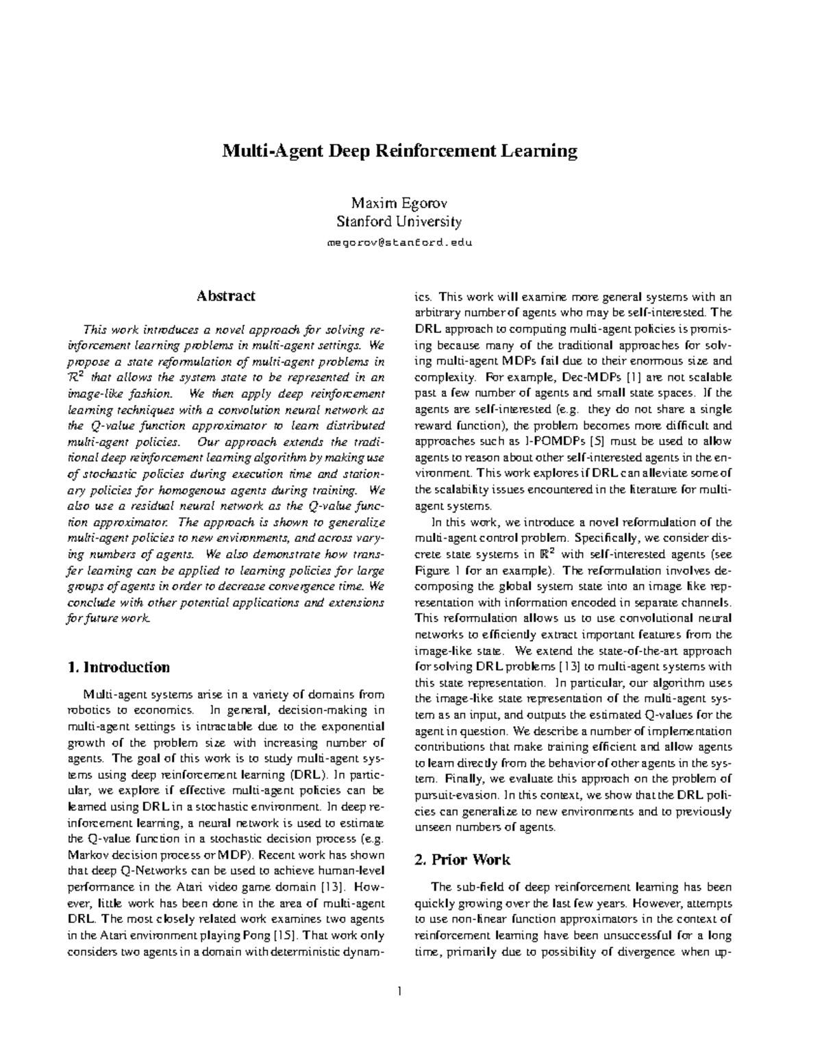 Multi-agent deep reinforcement learning - Deep Reinforcement Learning ...
