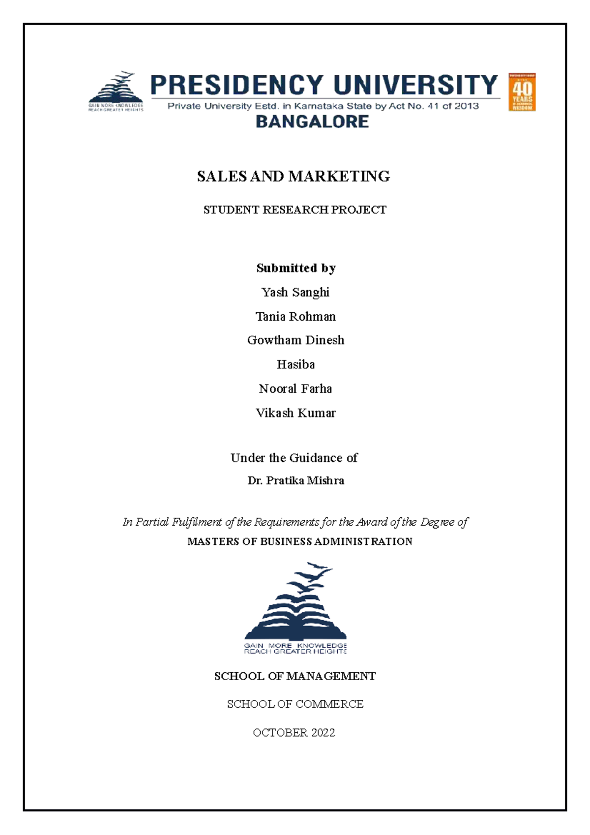 Sales AND Marketing - This notes will help many students - SALES AND ...