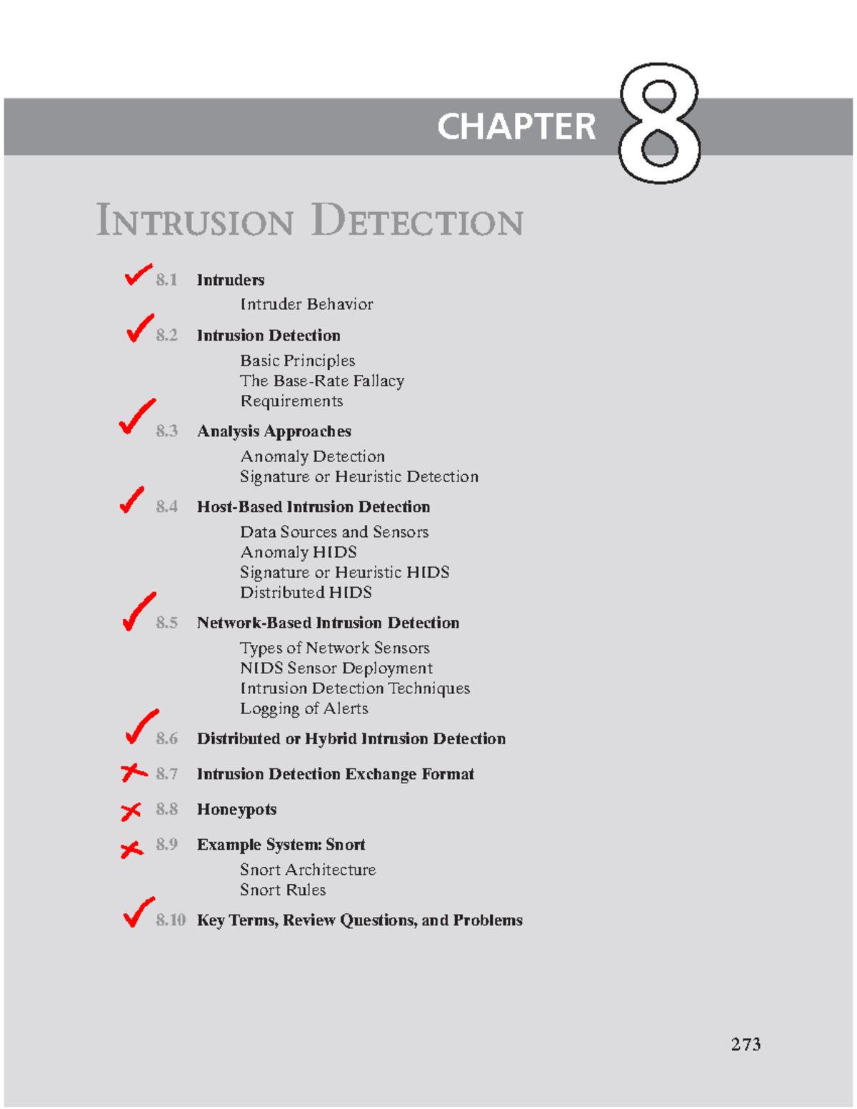 Chapter # 8 - Sec 8 1 to 8 6 - 273 8 Intruders Intruder Behavior 8 ...