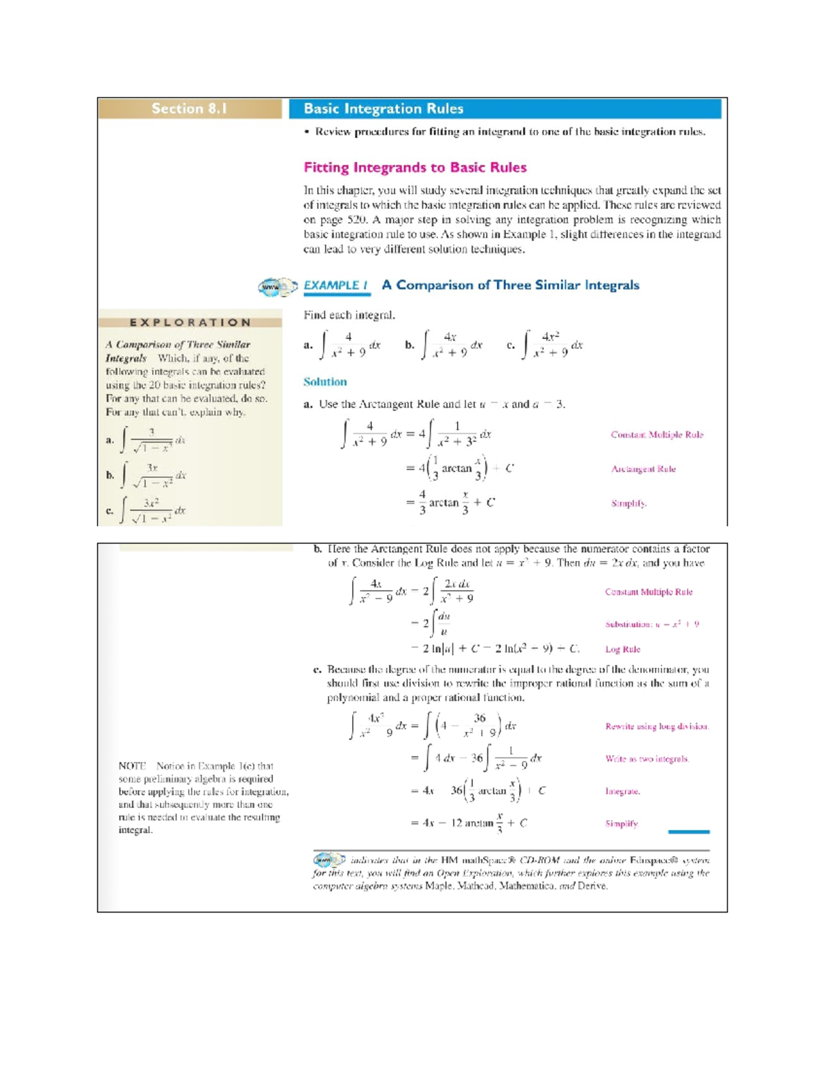Basic Integral Application- Integral Calculus - Calculus 1 - Studocu