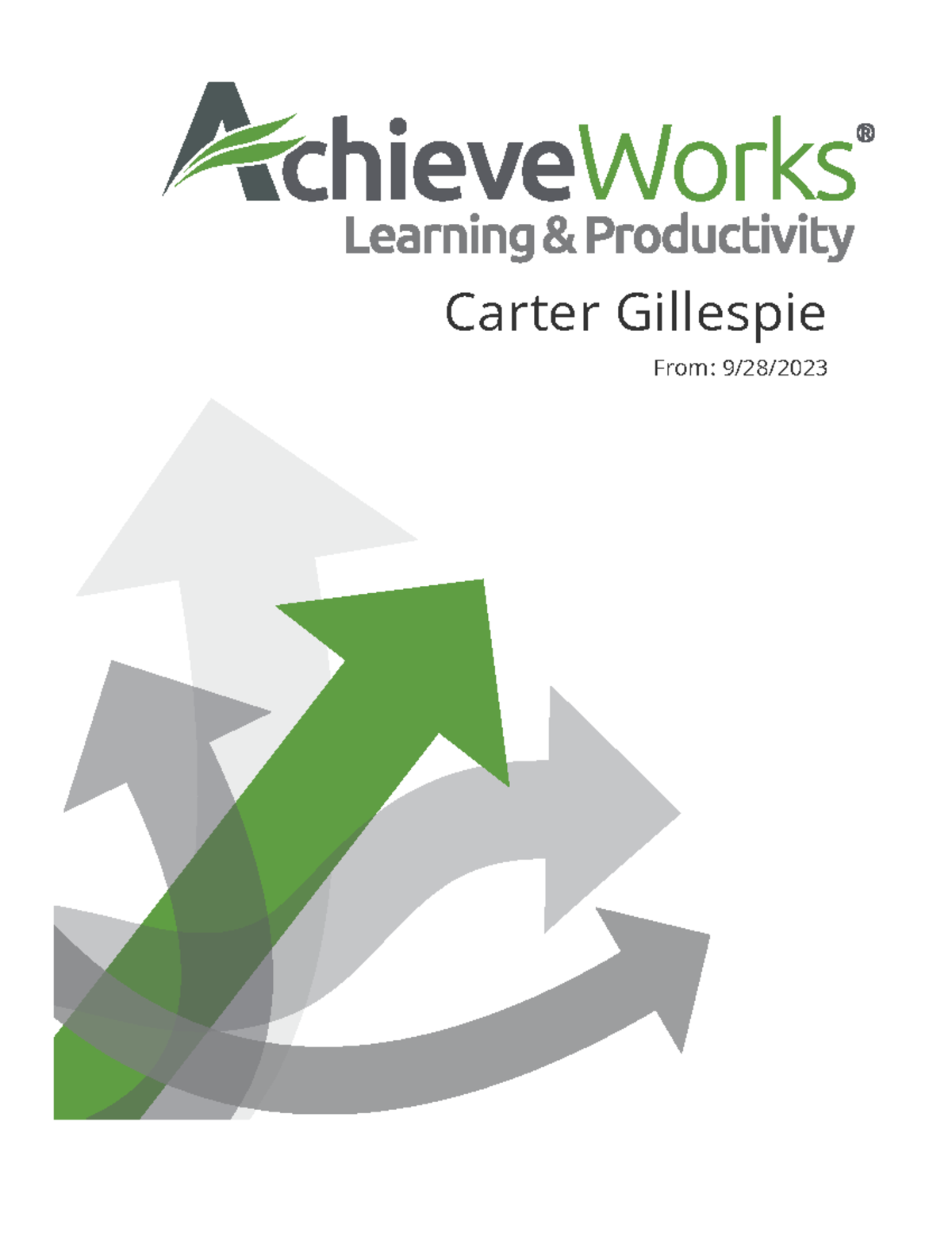 Achieve Works Learning & Productivity - Carter GillespieCarter ...