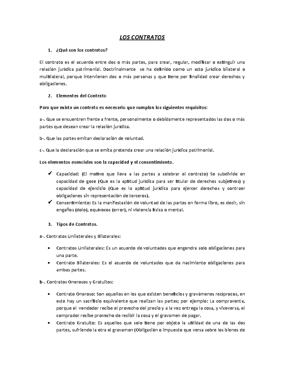 Los-contratospdf - Otros contratosss - LOS CONTRATOS 1. ¿Qué son los ...