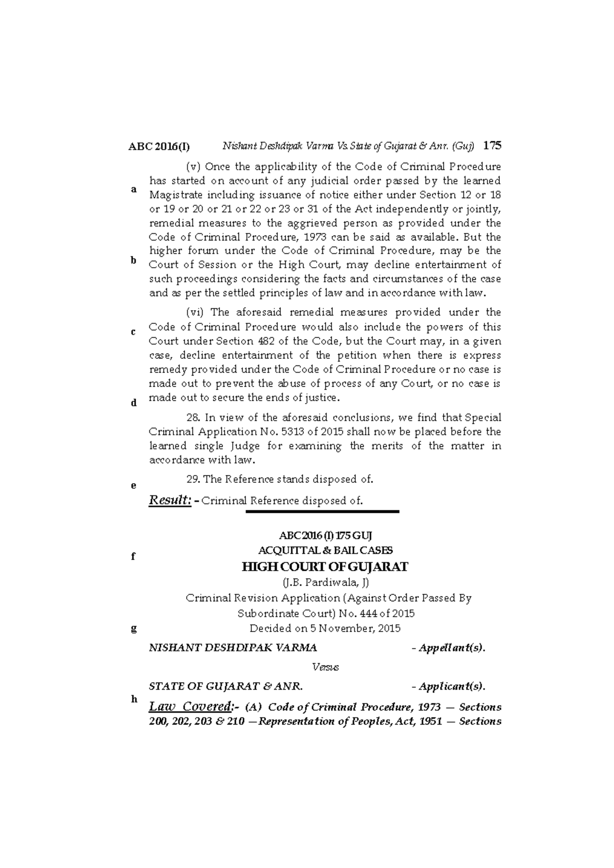 664 - Hjjjfhjj bhjkhh hhhjn - Nishant Deshdipak Varma Vs. State of ...