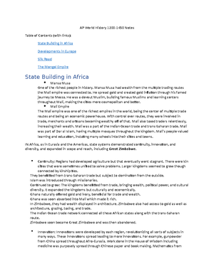 WH Ch. 22 Notes - HIST225 - USC - Studocu