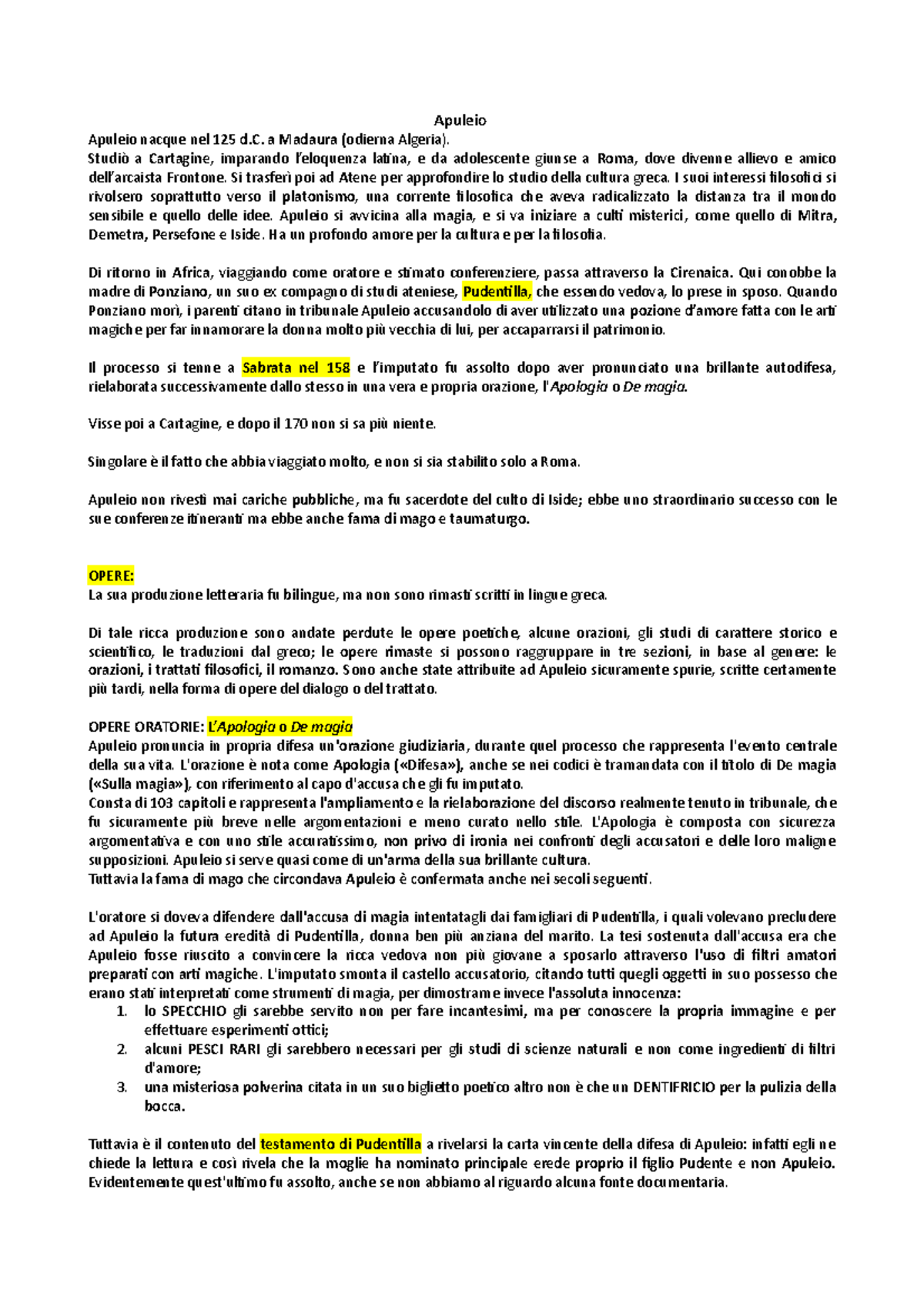 Apuleio - Apuleio Apuleio nacque nel 125 d. a Madaura ( odierna Algeria ...