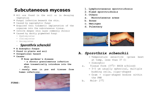 Trans 4 Superficial Systemic Opportunistic Mycoses - MYCV311: MYCOLOGY AND VIROLOGY LECTURE ...