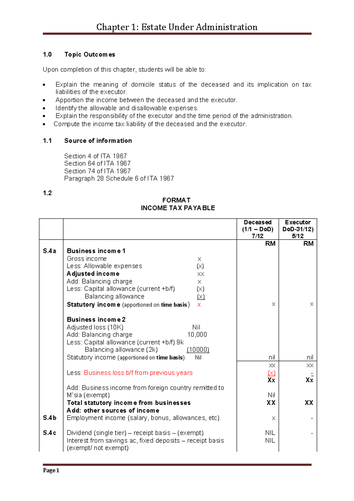 PDF document 2 - Maf exammm - 1 Topic Outcomes Upon completion of this ...