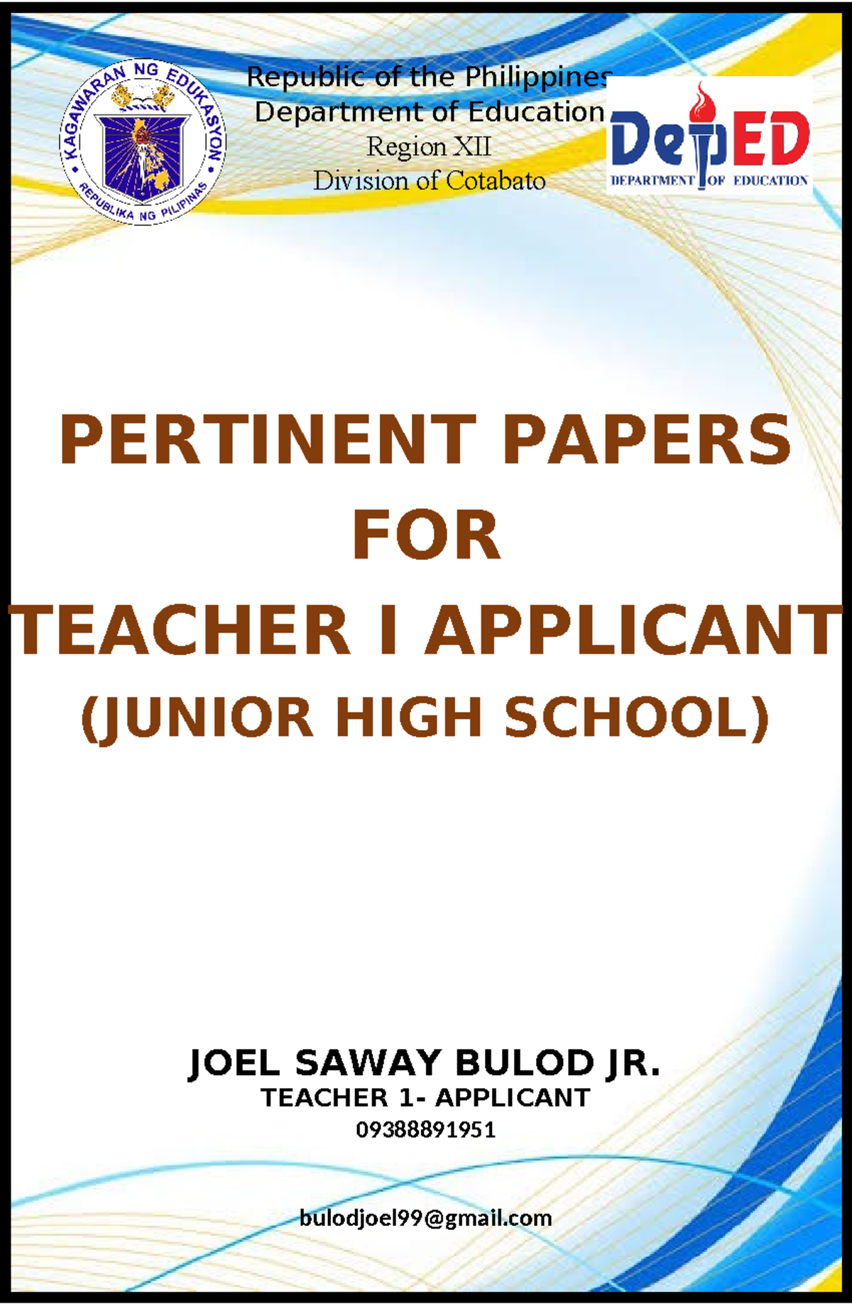 Cover page - Social Sciences - Republic of the Philippines Department ...