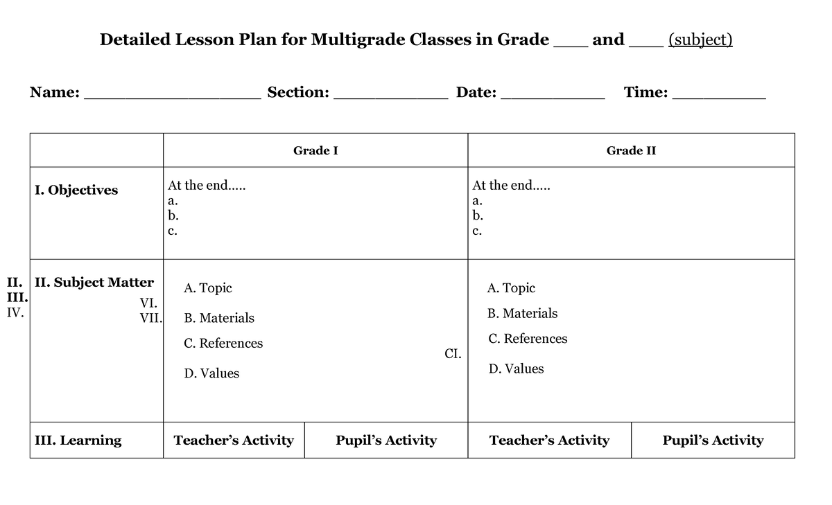 Inbound 3163430163848558024 - Detailed Lesson Plan for Multigrade ...