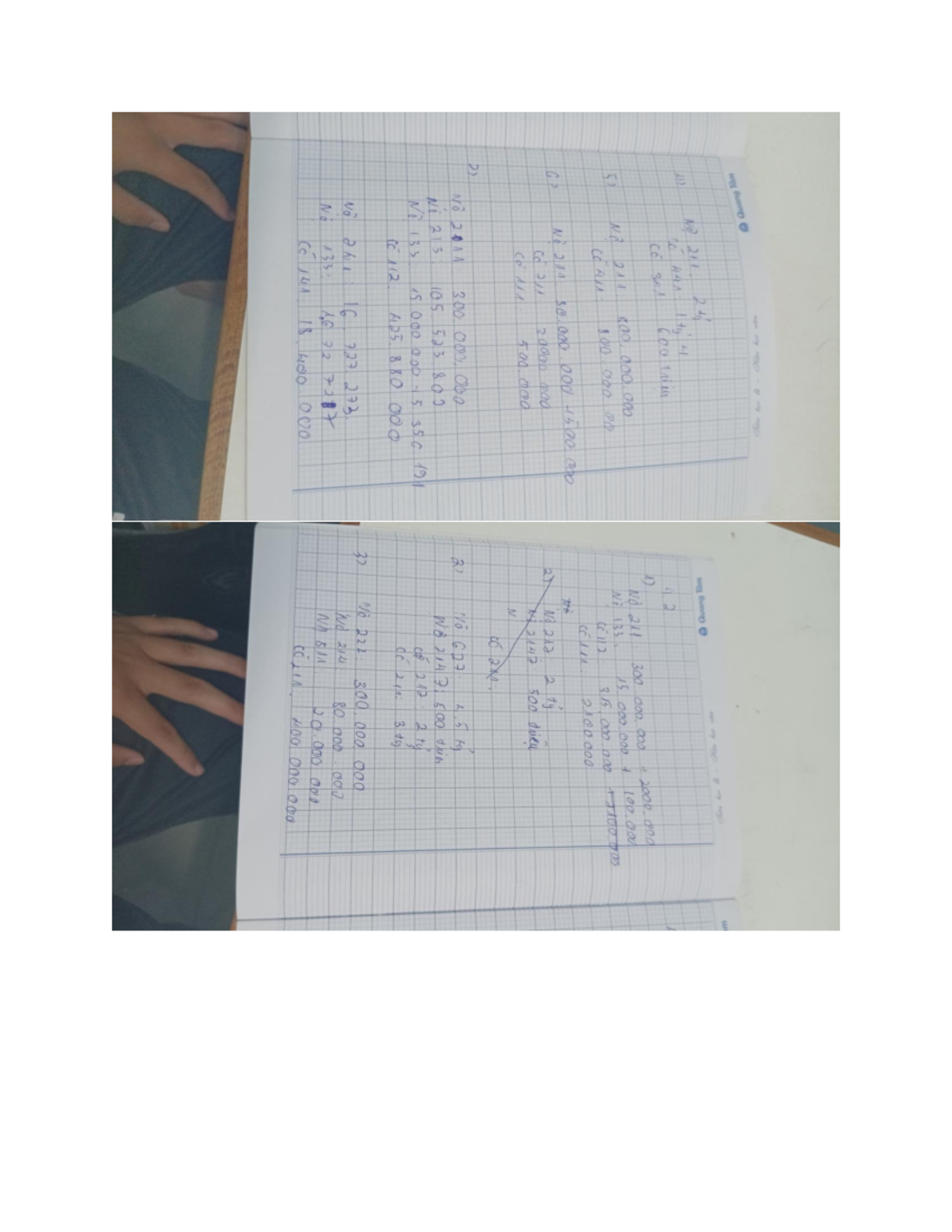 Baitap - Summary Accounting - wel e No 211. 2 dif wal Suomo 0 A12 1 ty ...