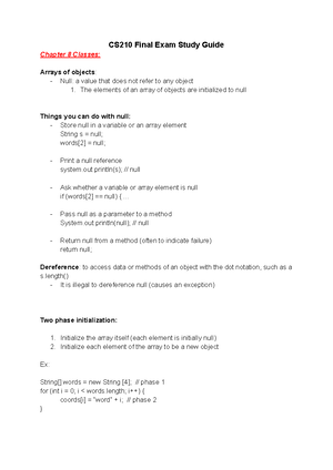 CS 210 Notes 17 - Chapter 6 File Processing and Error Tapping - CS210 ...