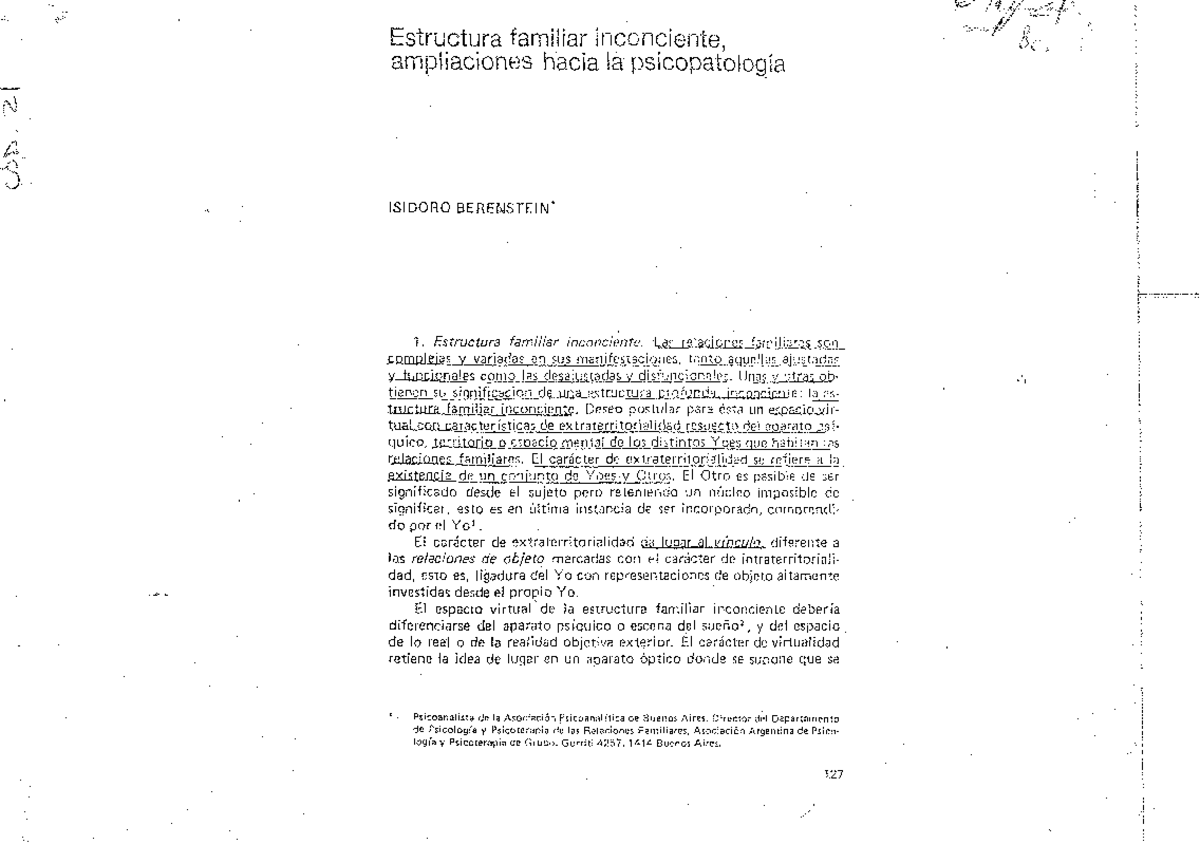 Berenstein - la estructura familiar inconciente pag 127 a 141 ...