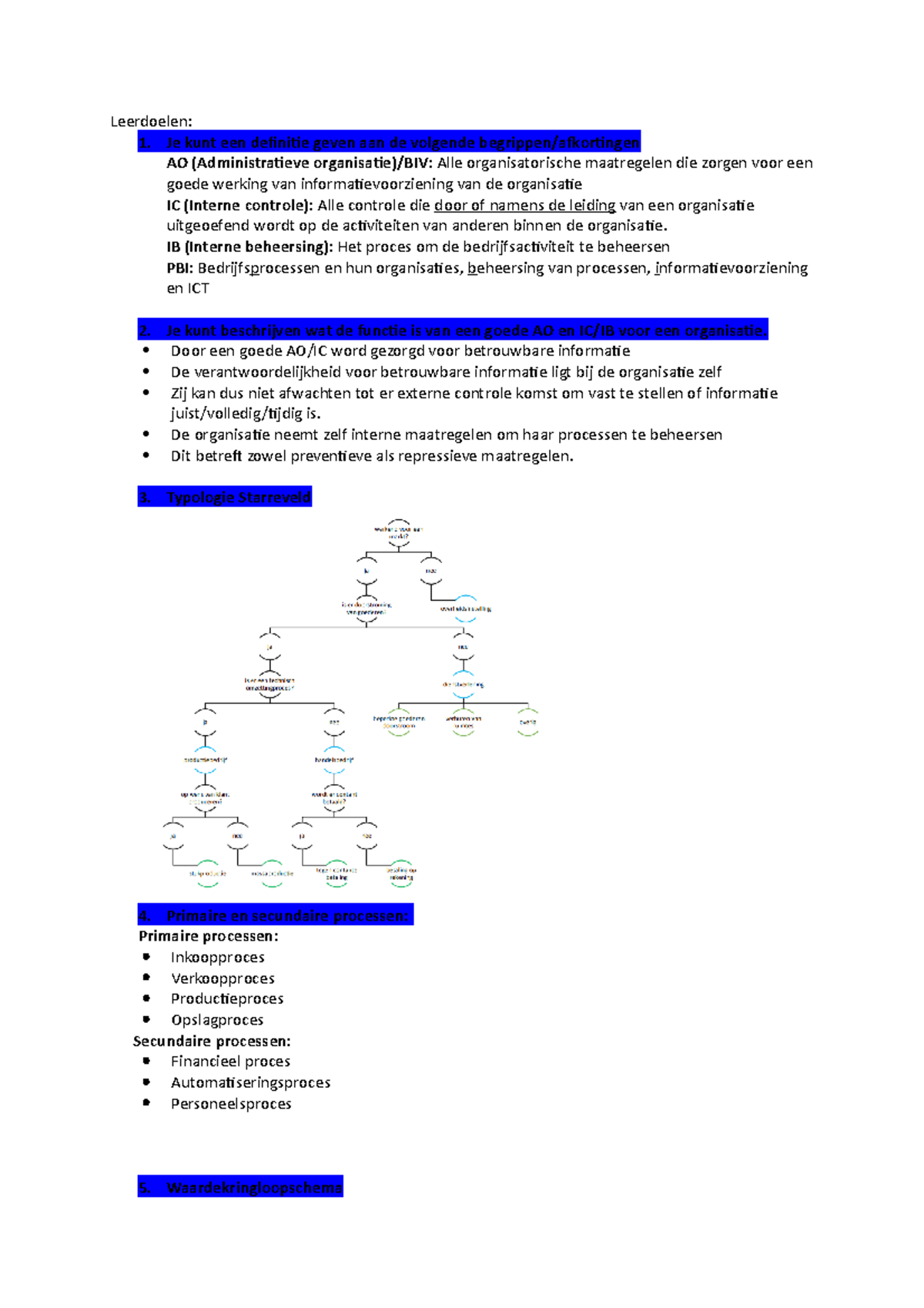 Toetsmatrijs - Samenvatting Bestuurlijke informatievoorziening 1.2 ...
