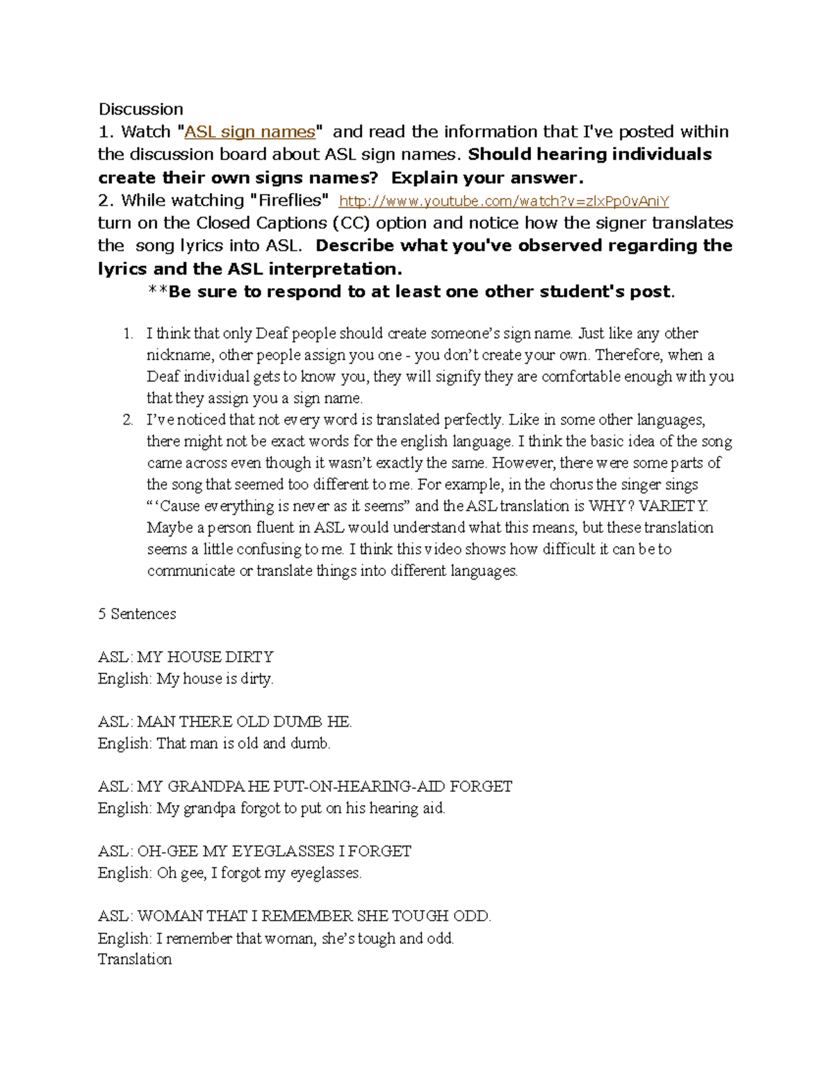 ASl Unit 9 - Unit 9 write up work in the textbook. The write up ...