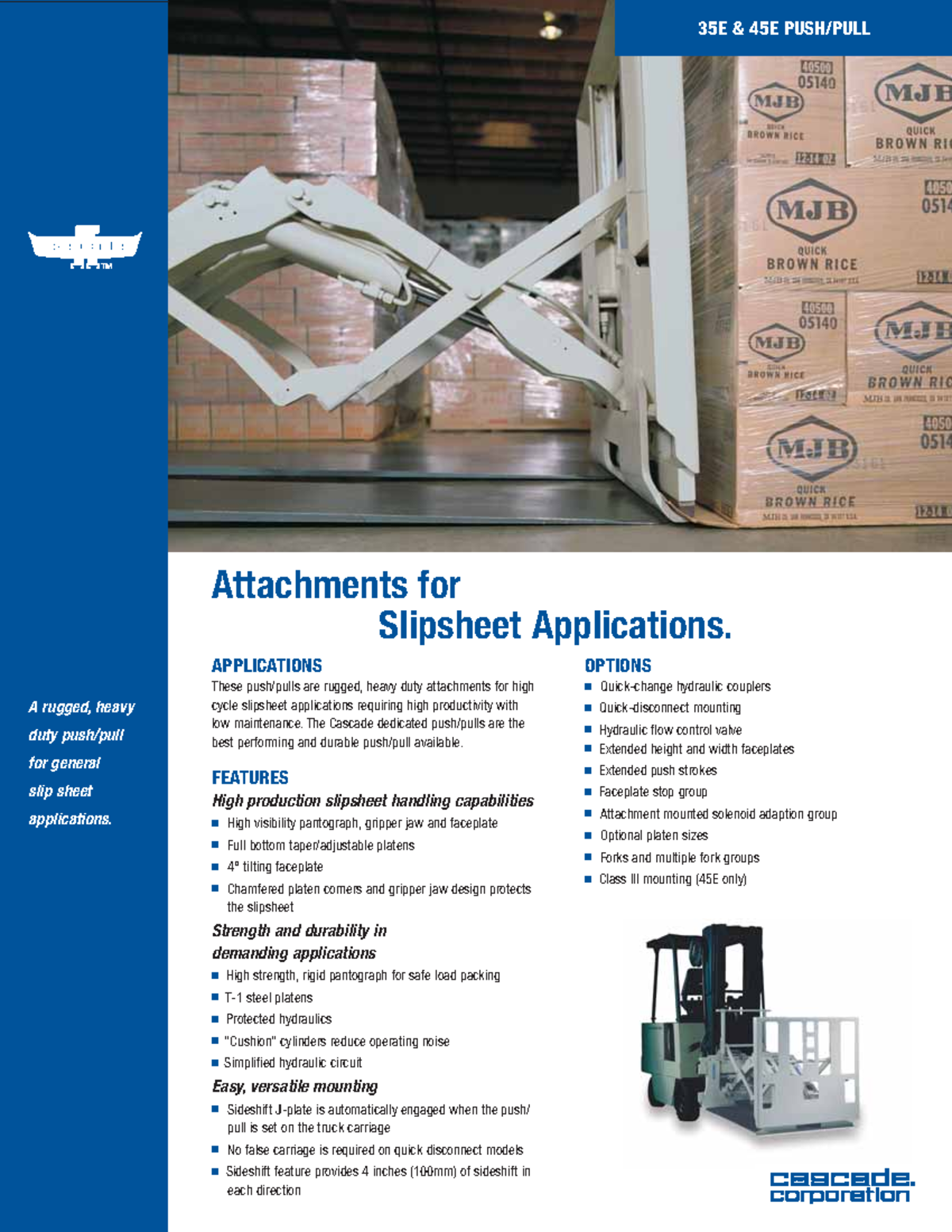 E Series Push Pull Spec Sheet - APPLICATIONS These push/pulls are ...