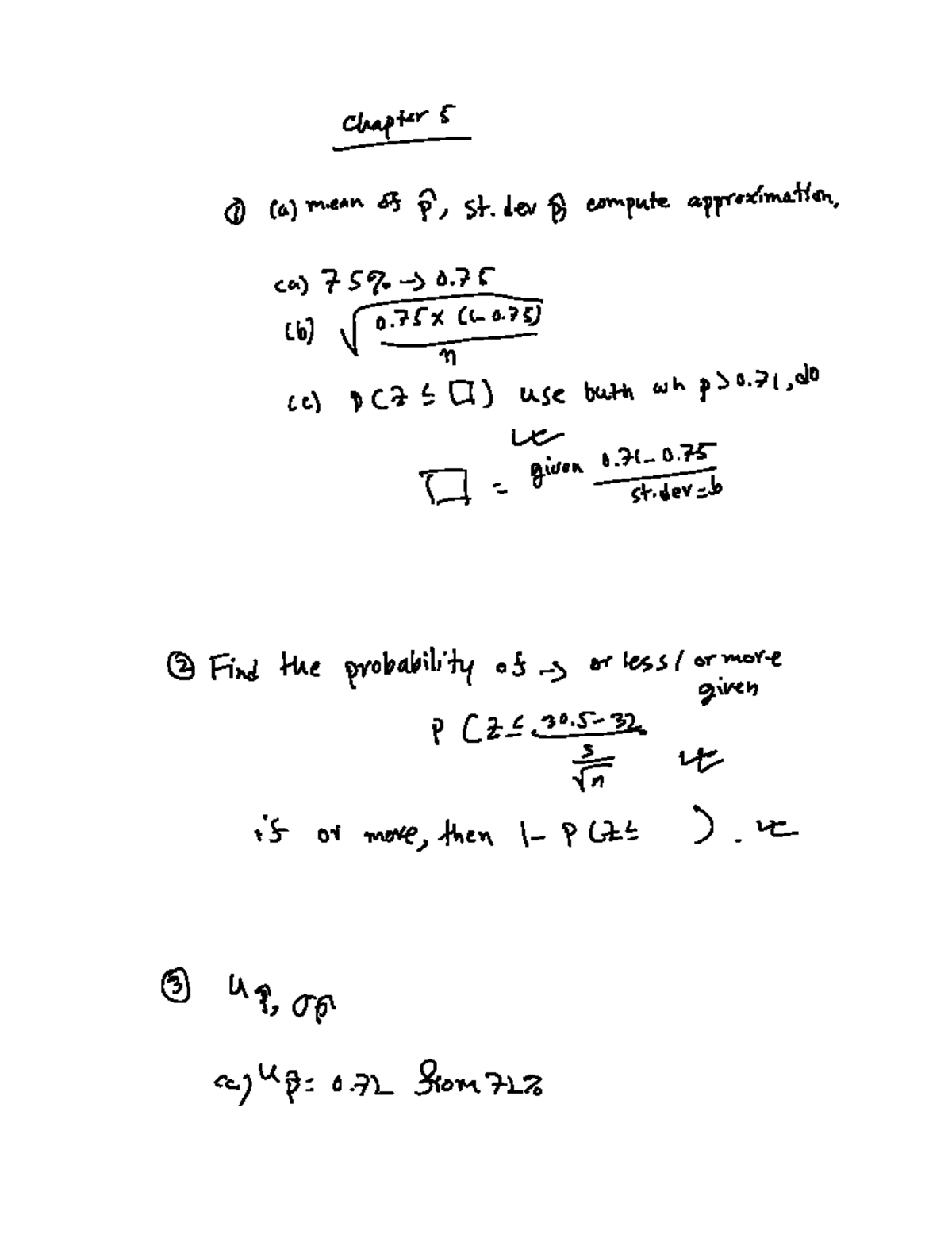 Chapter 5,6,7 summary for Aleks exam - STAT 113 - Studocu