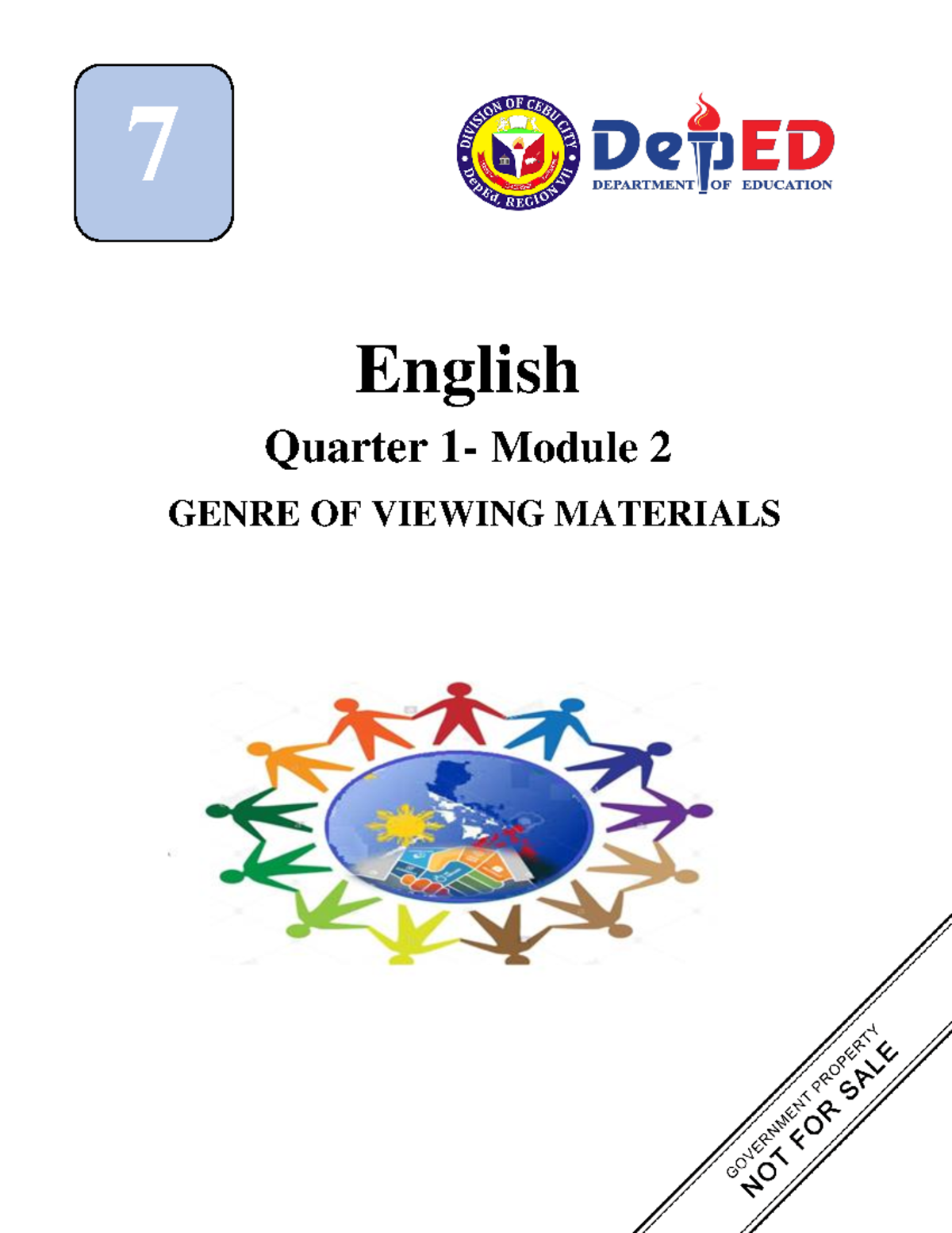 2 Q1 English - 7 English Quarter 1- Module 2 GENRE OF VIEWING MATERIALS English - Grade 7 ...