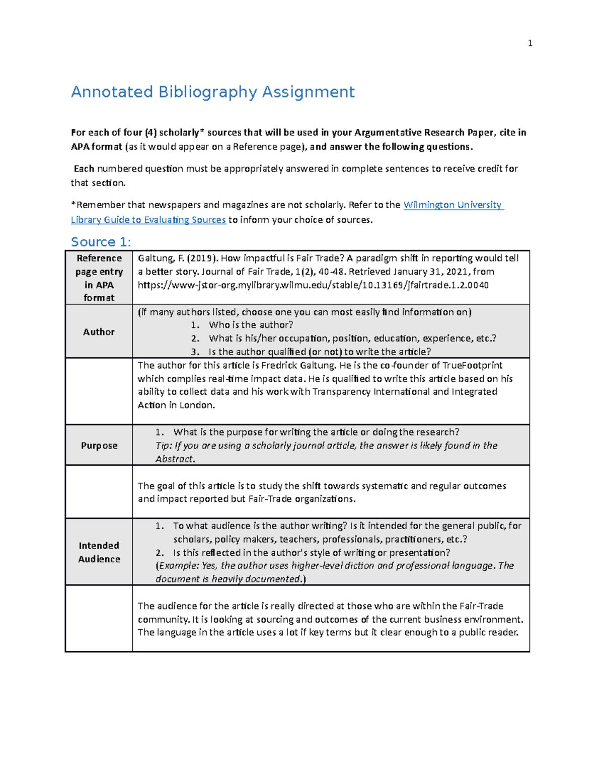 Annotated Bibliography Directions and Worksheet (2) - Annotated ...