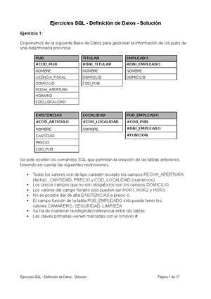 Ejercicio Modelo ER - sql - A partir del siguiente enunciado se desea ...