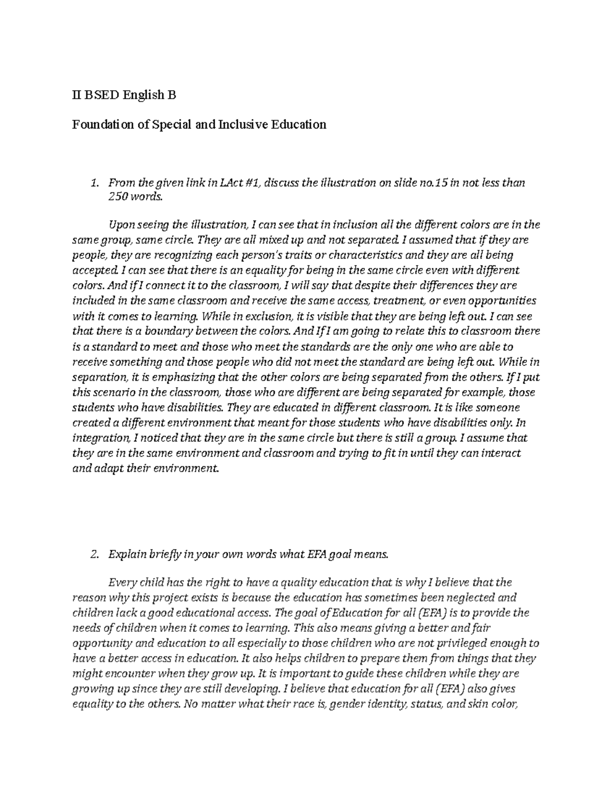 (PROF ED act 2) - (PROF ED act 2) - BSED English - PangSU - Studocu