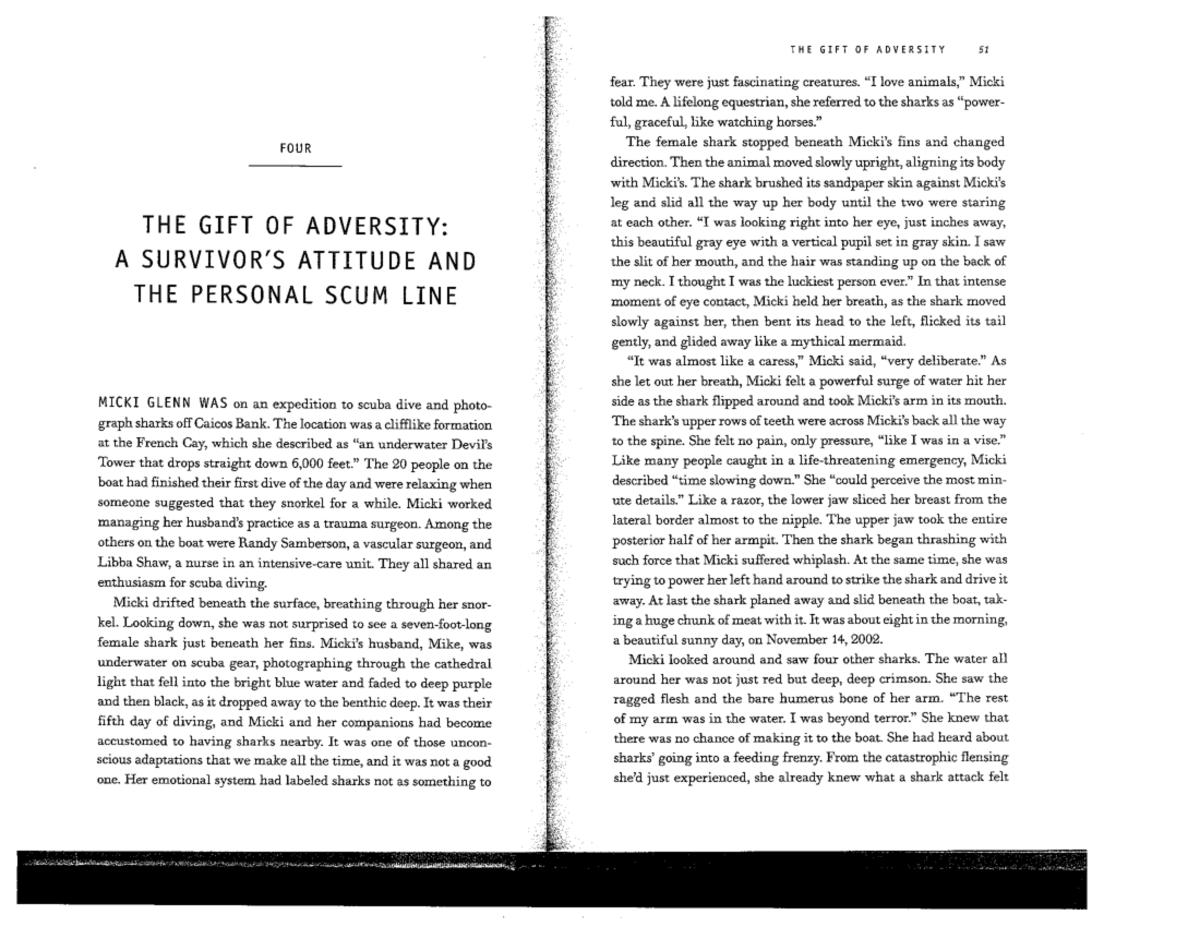 Gift of adversity - 2610 - Studocu
