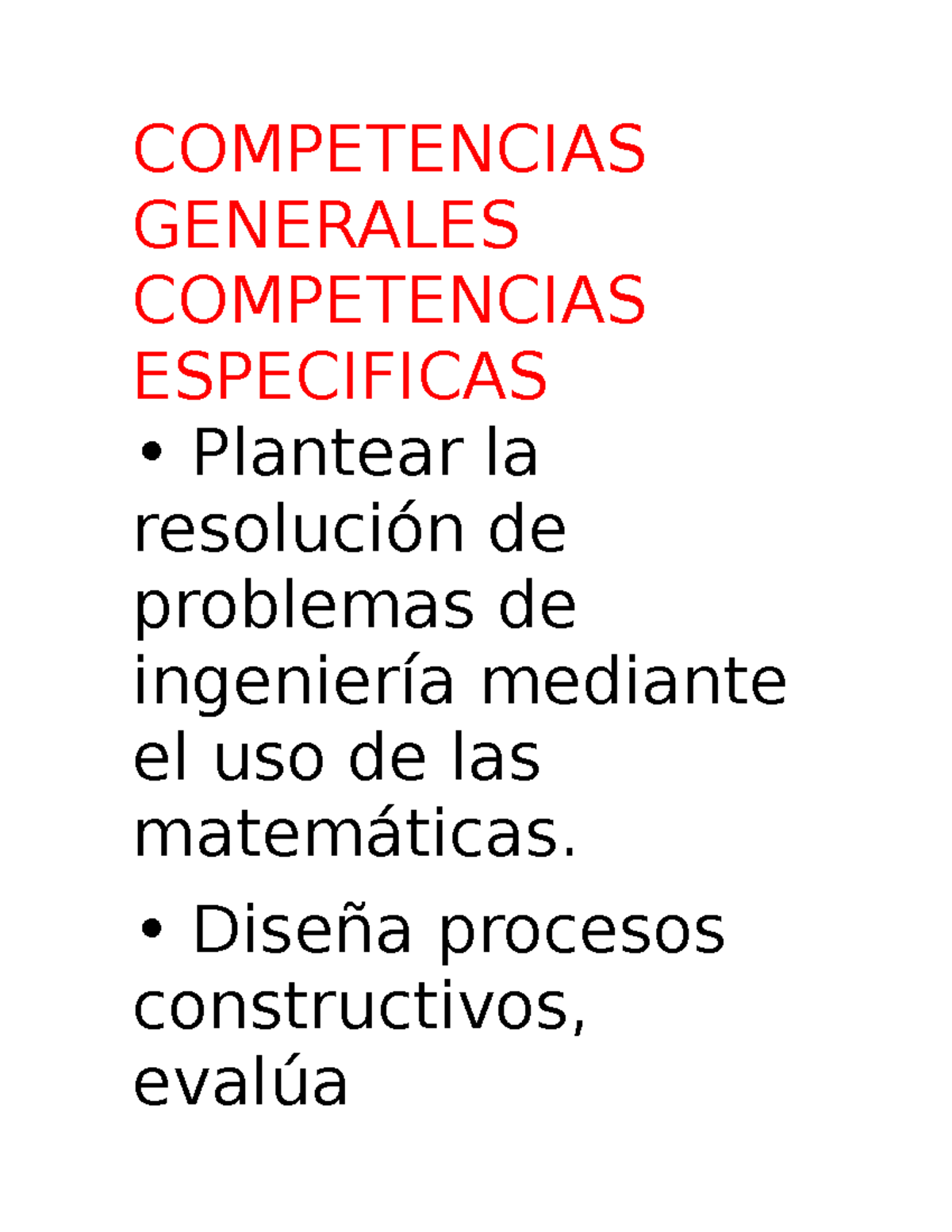 Competencias Generales - COMPETENCIAS GENERALES COMPETENCIAS ...