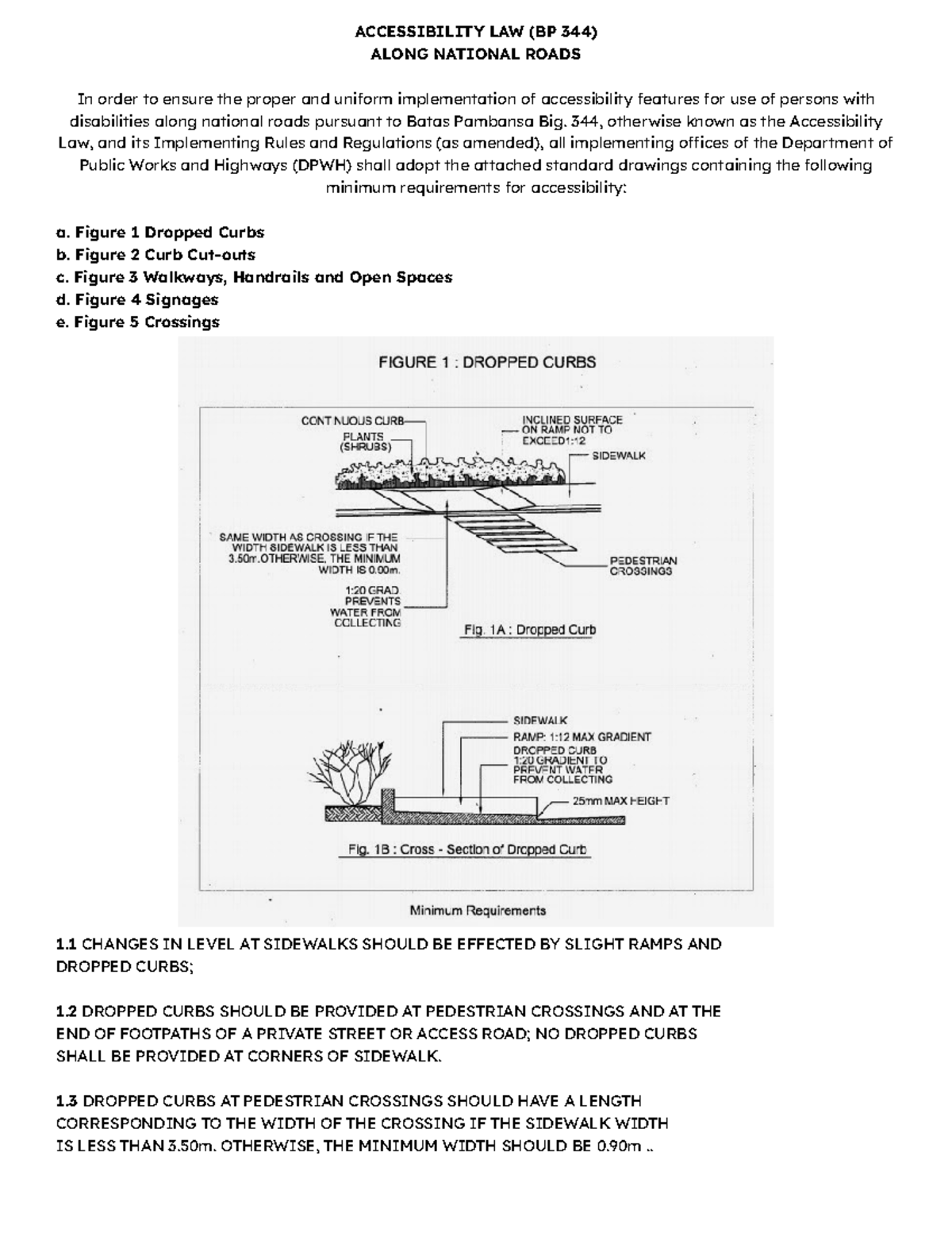 Accessibility LAW (BP 344) - ACCESSIBILITY LAW (BP 344) ALONG NATIONAL ...