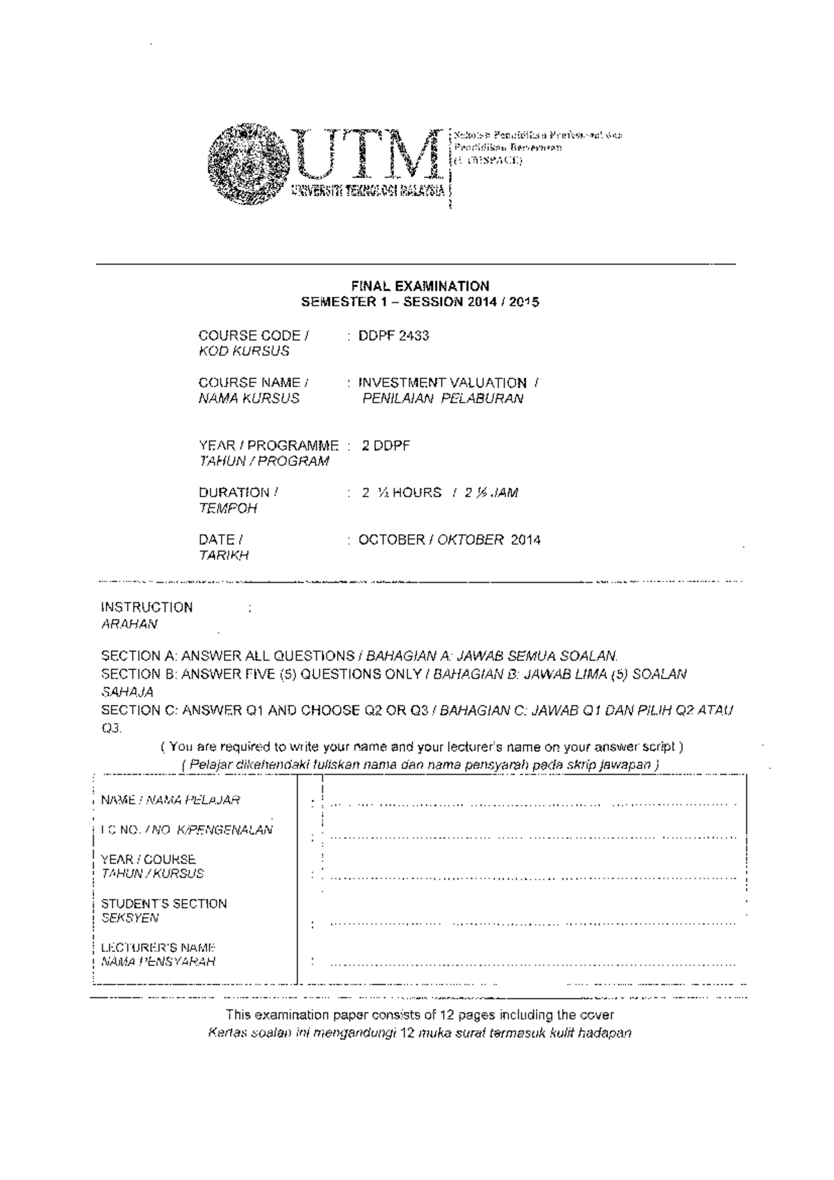 Full Text - notes - Property Management - Studocu