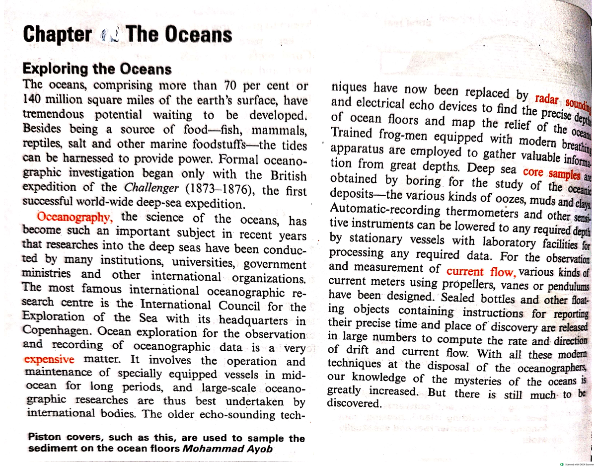 explore the ocean , - Geography - Studocu